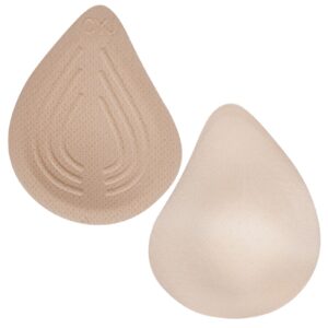 miayon cotton breast forms false breast prosthesis sponge boob bra insert pad for mastectomy breast cancer support women (d/e-cup)