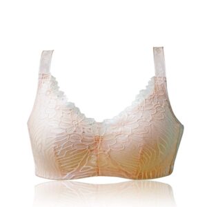 women everyday bra for mastectomy silicone breast inserts (34b, skin)