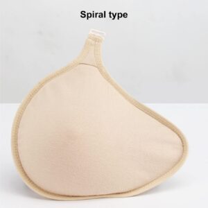 1pc Silicone Breast Forms Protective Cover, Hook Silicone Breast Protective Pockets Mastectomy Prosthesis Cover Bag - Cotton (Left)