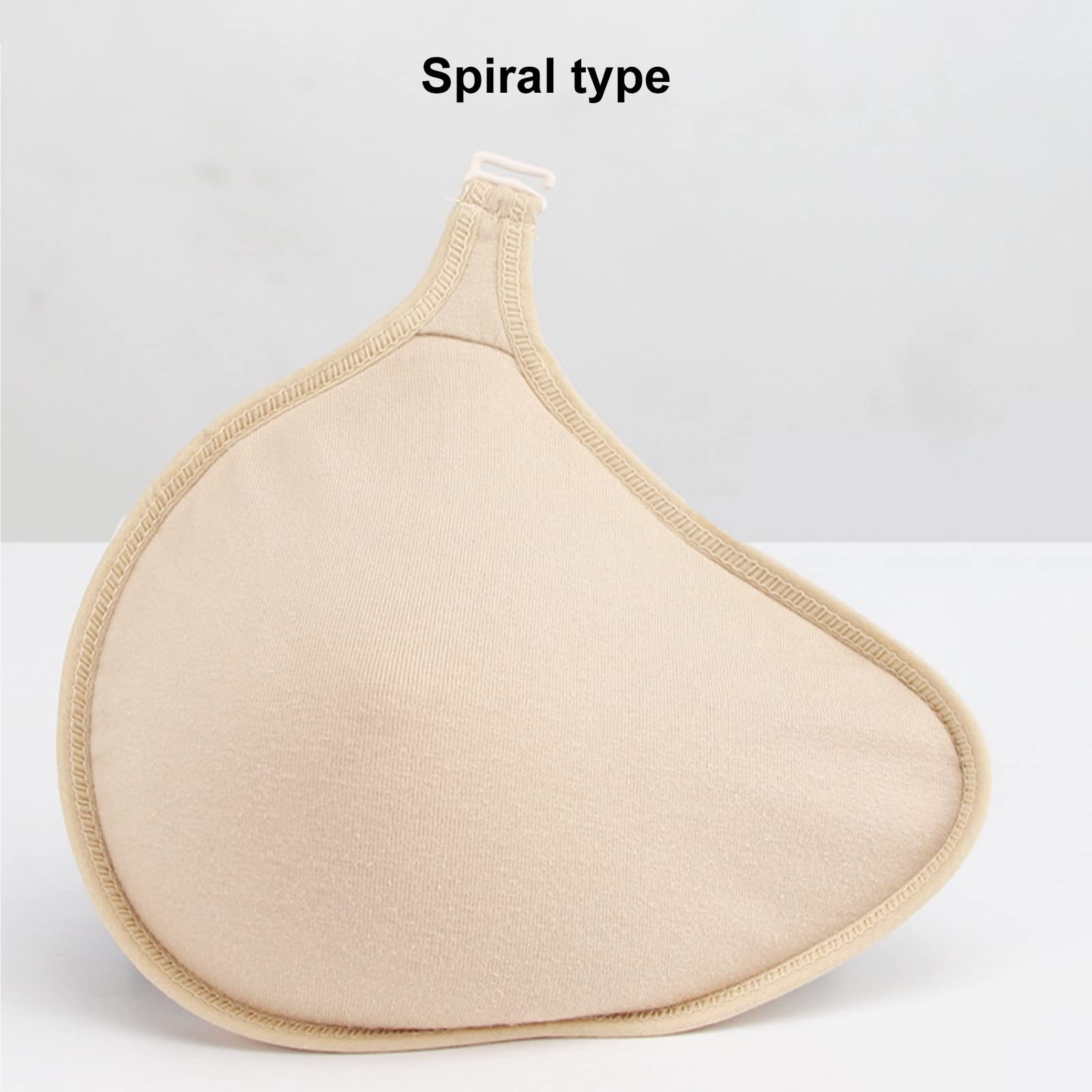 1pc Silicone Breast Forms Protective Cover, Hook Silicone Breast Protective Pockets Mastectomy Prosthesis Cover Bag - Cotton (Left)