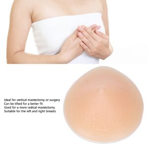 Triangle Silicone Breast Form Mastectomy Prosthesis, One Piece Women Crossdress Transvestite Bra Enhancer Inserts, Concave Bra Pads, Left and Right Universal (250g)