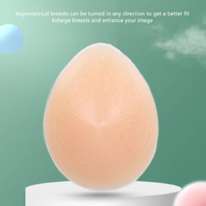 Crossdress Transvestite Bra Enhancer, Silicone Breast Form Mastectomy Prosthesis, Silicone Breast Forms Breast Fake Boob (300g)