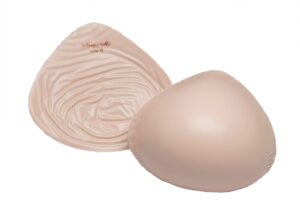 nearly me - #985 super soft ultra lite wt full triangle silicone mastectomy breast form (size: 12) beige