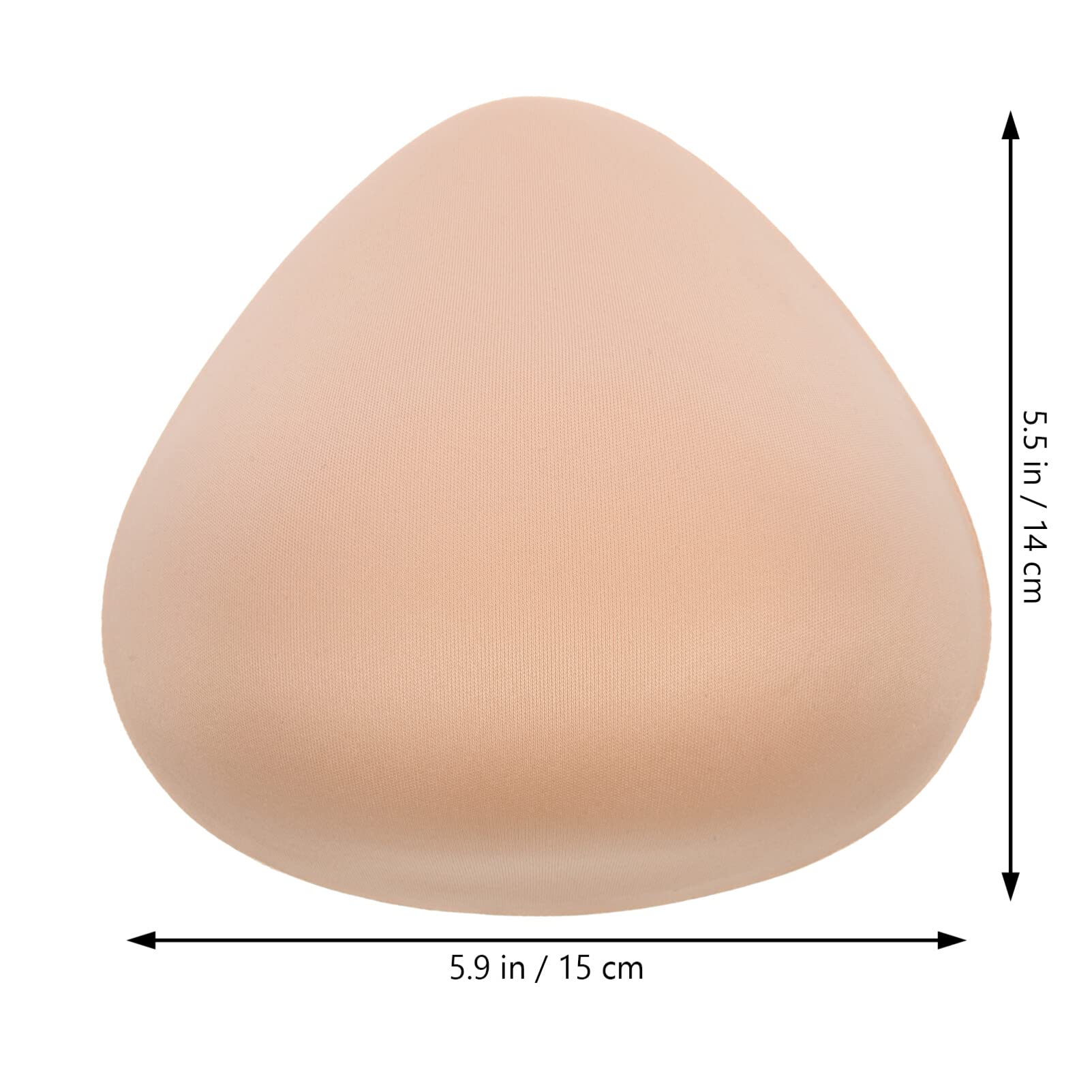 Sponge Breast Form Prosthesis Bra Pad Ventilation Sponge Boobs Prosthesis Triangle Bra Pad for Women B C D Cup