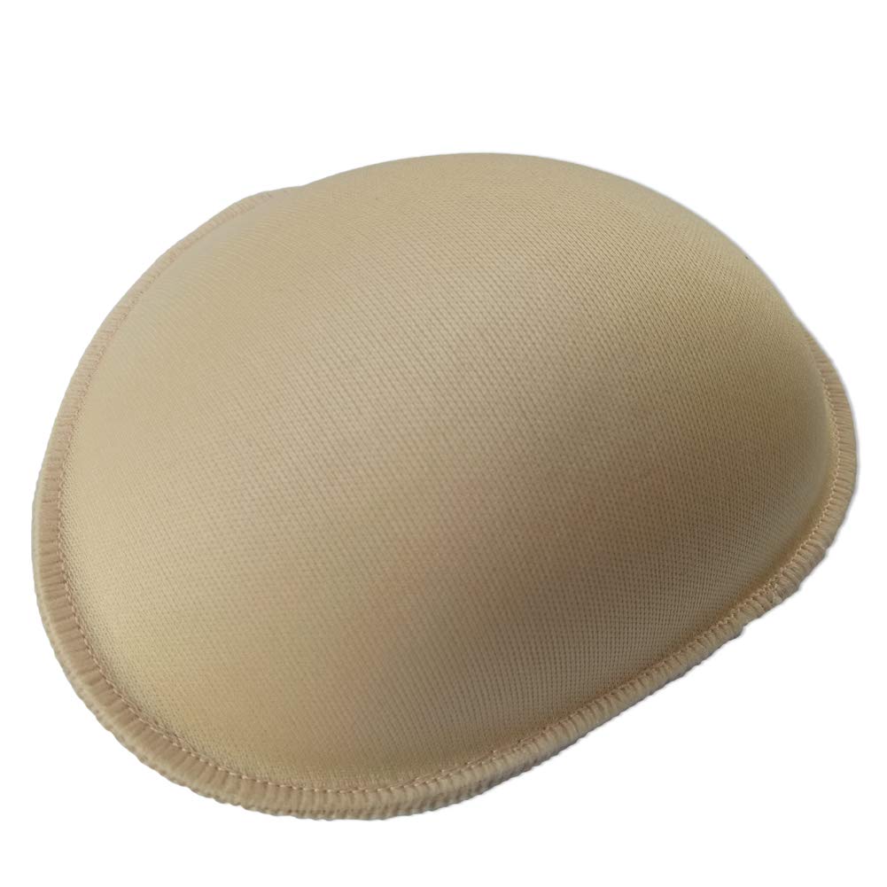 Lightweight Foam Mastectomy Breast Form for Pockets Bra Featherweight Women Triangle Breast Prosthesis (XL*1pc, Skin)