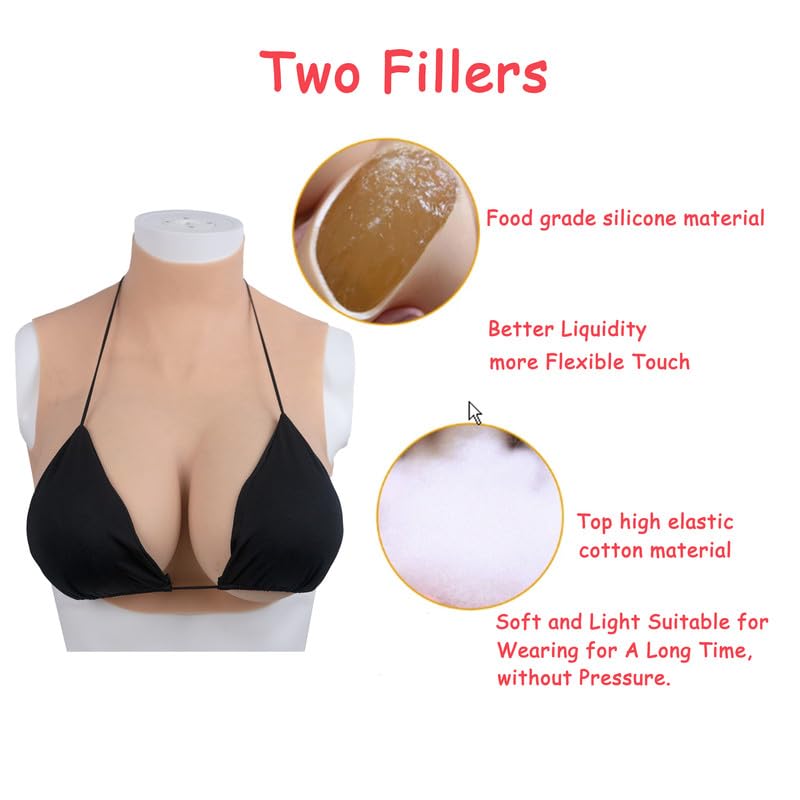 Fake boobs Silicone Breastplate Silicone breasts froms for Crossdressers Breast plates Fake breasts Cosplay