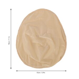 Silicone Breast Forms Cover Soft Breast Protective Pocket for Post Mastectomy Women Large (CT)