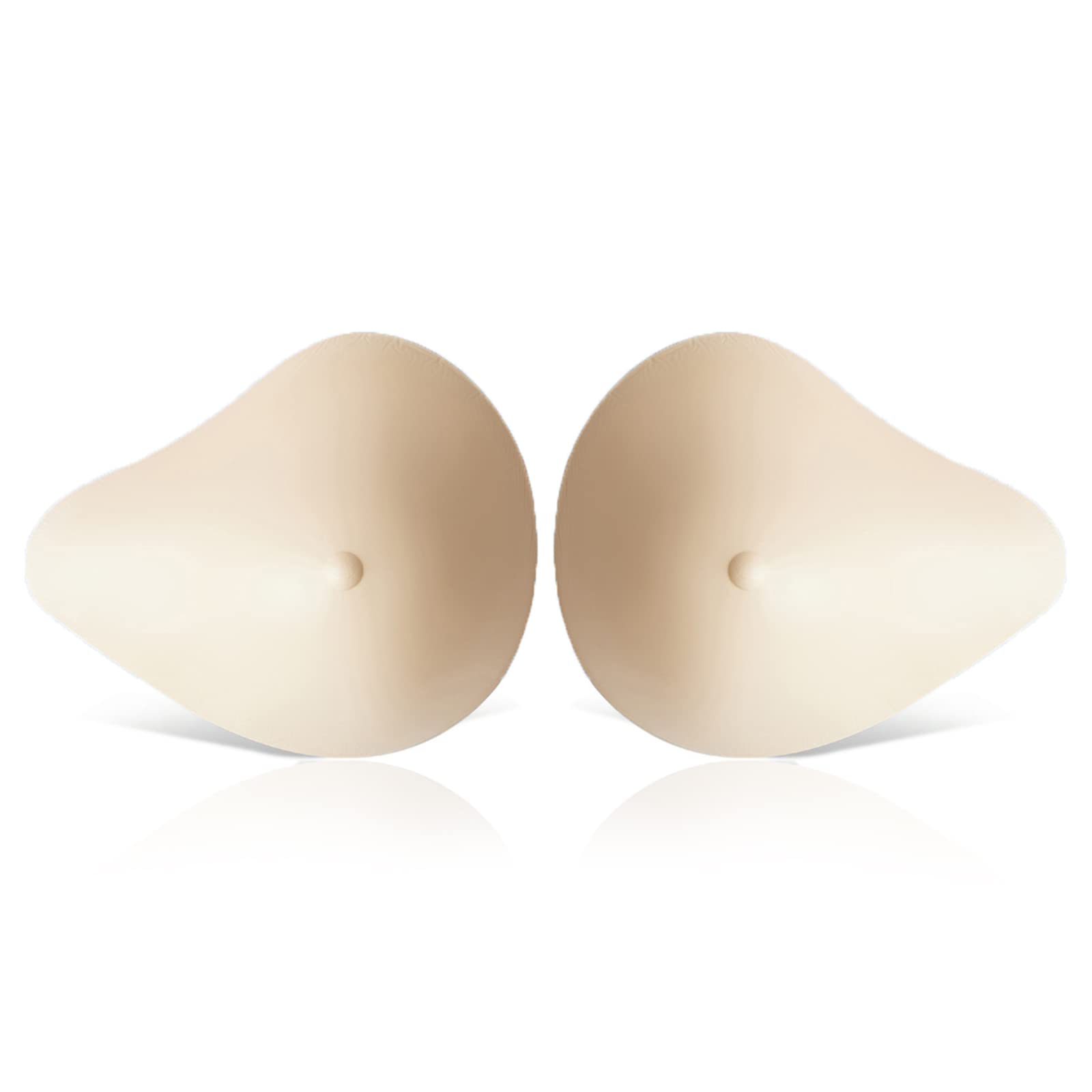 Self Adhesive Silicone Breast Forms Pear Shape Fake Boobs Fake Breast Artificial Mastectomy Prosthetic for Crossdresser Women Cosplay Transgender,C Cup (470g/pair)