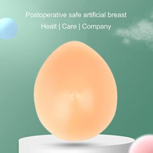 Bra Prosthesis, Bra Pads Artificial Prosthetic Forms for Symmetrical Breast Mastectomy Post Mastectomy Breast Forms Silicone Bra Inserts 5.3 Oz