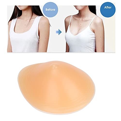 Bra Prosthesis, Bra Pads Artificial Prosthetic Forms for Symmetrical Breast Mastectomy Post Mastectomy Breast Forms Silicone Bra Inserts 5.3 Oz