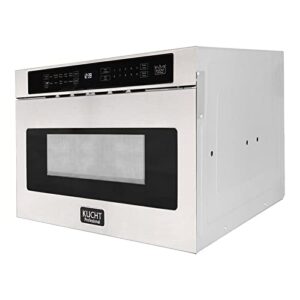 kucht kmd24s drawer microwave, stainless steel