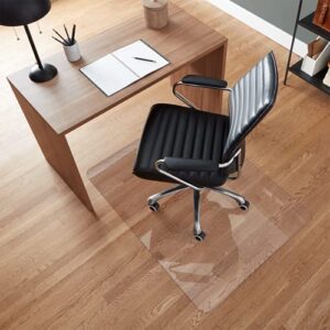 Oculus by Dimex Polycarbonate Office Chair Mat for Carpet and Hard Floors, 36" x 48" x 0.118" Clear Mat for Office Chair, Protects Floors Under Home Office Computer Desk, Ships Flat