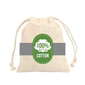 BIG EVENTS Cotton Laundry Bag for Clothes - Travel Organizer - Eco-Friendly 100% Pure Cotton Drawstring Bag - Large Size - Hanging Laundry Bag Foldable and Washable Plane (Pack Of 1)