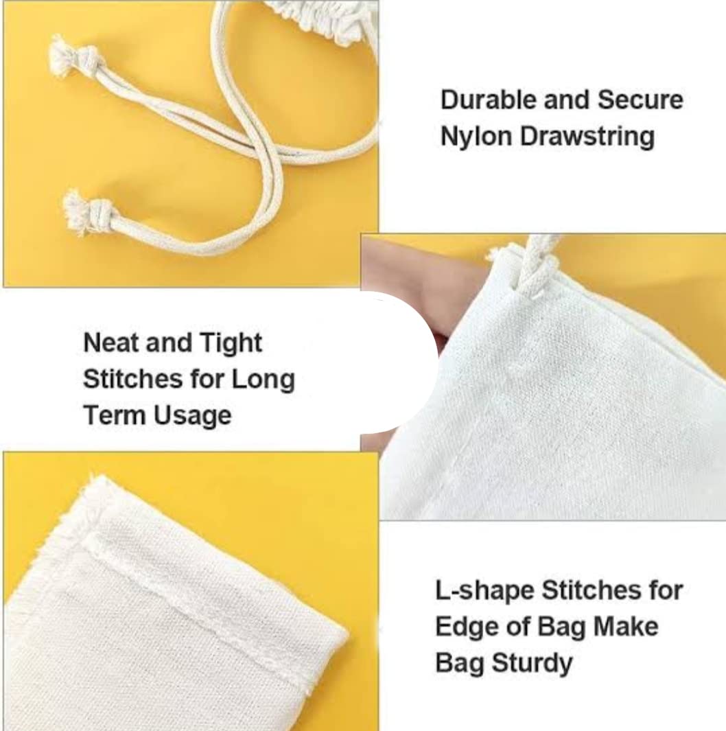 BIG EVENTS Cotton Laundry Bag for Clothes - Travel Organizer - Eco-Friendly 100% Pure Cotton Drawstring Bag - Large Size - Hanging Laundry Bag Foldable and Washable Plane (Pack Of 1)