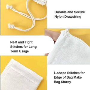 BIG EVENTS Cotton Laundry Bag for Clothes - Travel Organizer - Eco-Friendly 100% Pure Cotton Drawstring Bag - Large Size - Hanging Laundry Bag Foldable and Washable Plane (Pack Of 2)