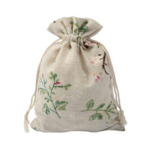 cchude 15 pcs burlap gift bags cotton drawstring bags jewelry pouches sacks bag wedding favors bag for christmas party