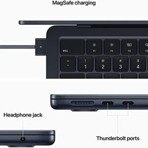 2022 Apple MacBook Air Laptop with M2 chip (13.6 inch , 8GB RAM, 512GB SSD Storage) Midnight (Renewed)