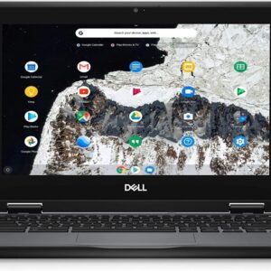 Dell Chromebook 11 3100 2-in-1 11.6" Touchscreen Laptop Computer, Celeron N4000, 4GB RAM, 32GB eMMC, Type-C, Chrome OS (Renewed)