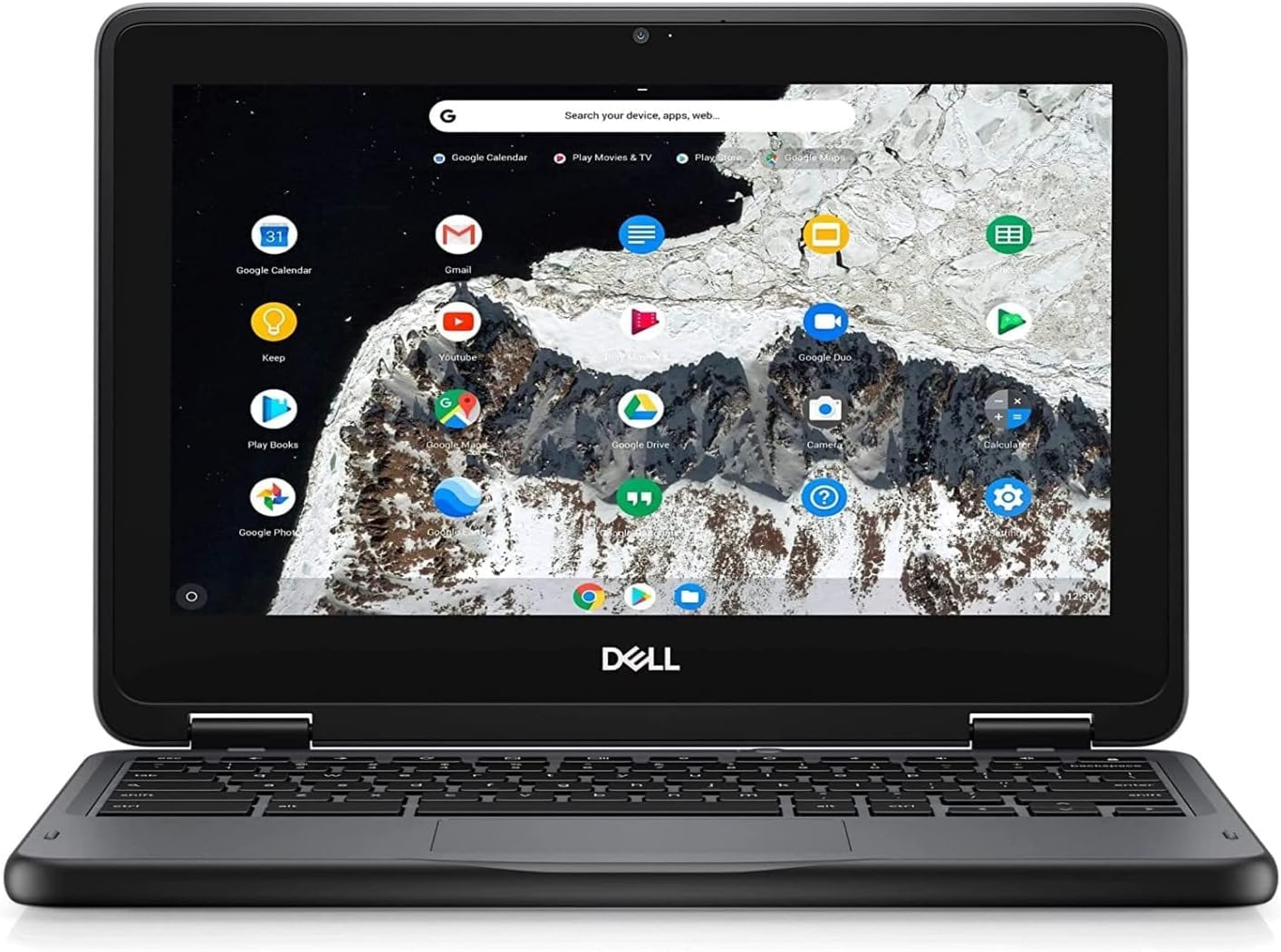 Dell Chromebook 11 3100 2-in-1 11.6" Touchscreen Laptop Computer, Celeron N4000, 4GB RAM, 32GB eMMC, Type-C, Chrome OS (Renewed)