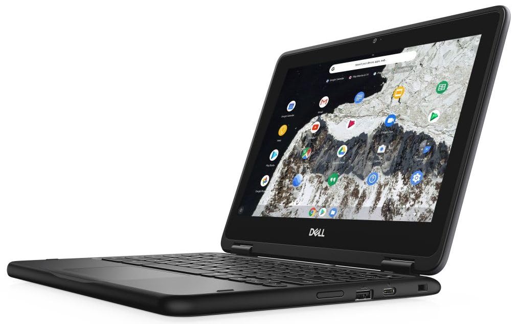 Dell Chromebook 11 3100 2-in-1 11.6" Touchscreen Laptop Computer, Celeron N4000, 4GB RAM, 32GB eMMC, Type-C, Chrome OS (Renewed)