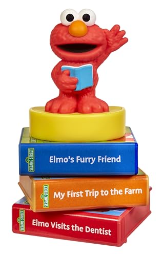 Little Tikes Story Dream Machine Sesame Street Elmo & Friends Story Collection, Storytime, Books, Audio Play Character, Toy Gift for Toddlers and Kids Girls Boys Ages 3+ Years