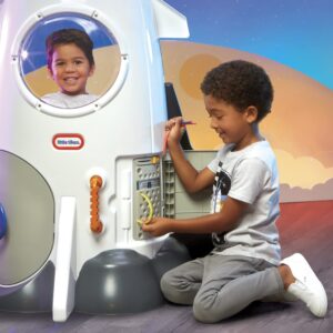 Little Tikes Adventure Rocket Realistic Space Astronaut Pretend Role Play for Kids, Boys, Girls, 2-6 Years Old, 40 x 18 x 18 inches