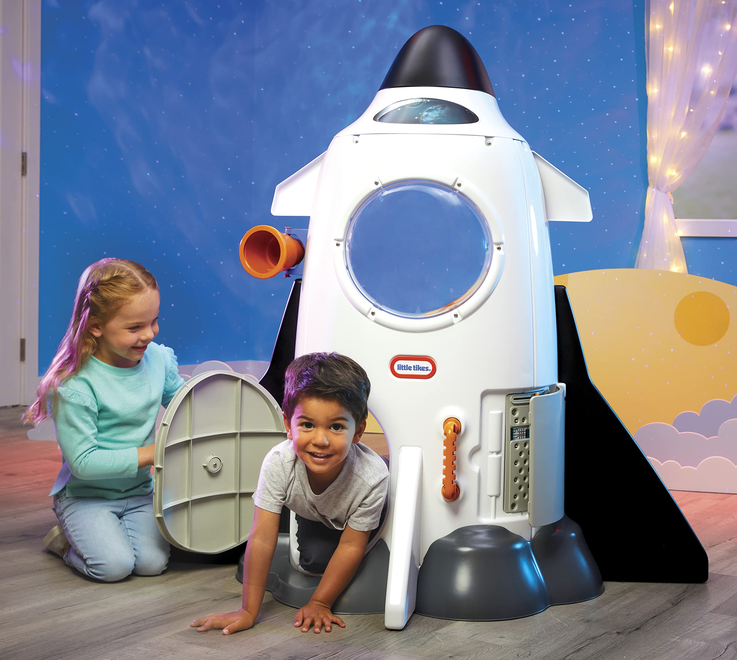 Little Tikes Adventure Rocket Realistic Space Astronaut Pretend Role Play for Kids, Boys, Girls, 2-6 Years Old, 40 x 18 x 18 inches