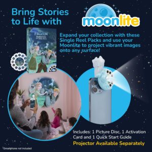 Moonlite Storytime Frozen Babysitting The Troll Tots Storybook Reel, A Magical Way to Read Together, Digital Story for Projector, Fun Sound Effects, Learning Gifts for Kids Age 1 Year and Up