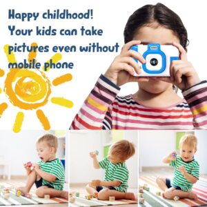 SUZIYO Kids Camera, Best Birthday Electronic Toys for Children, Digital Video Camcorder for Toddlers Age 3 4 5 6 7 8 9 Years Old Boys Girls (with 32G Micro SD Card,Blue)