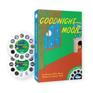 moonlite storybook reels for flashlight projector, kids toddler | goodnight moon | story reel pack for 12 months and up