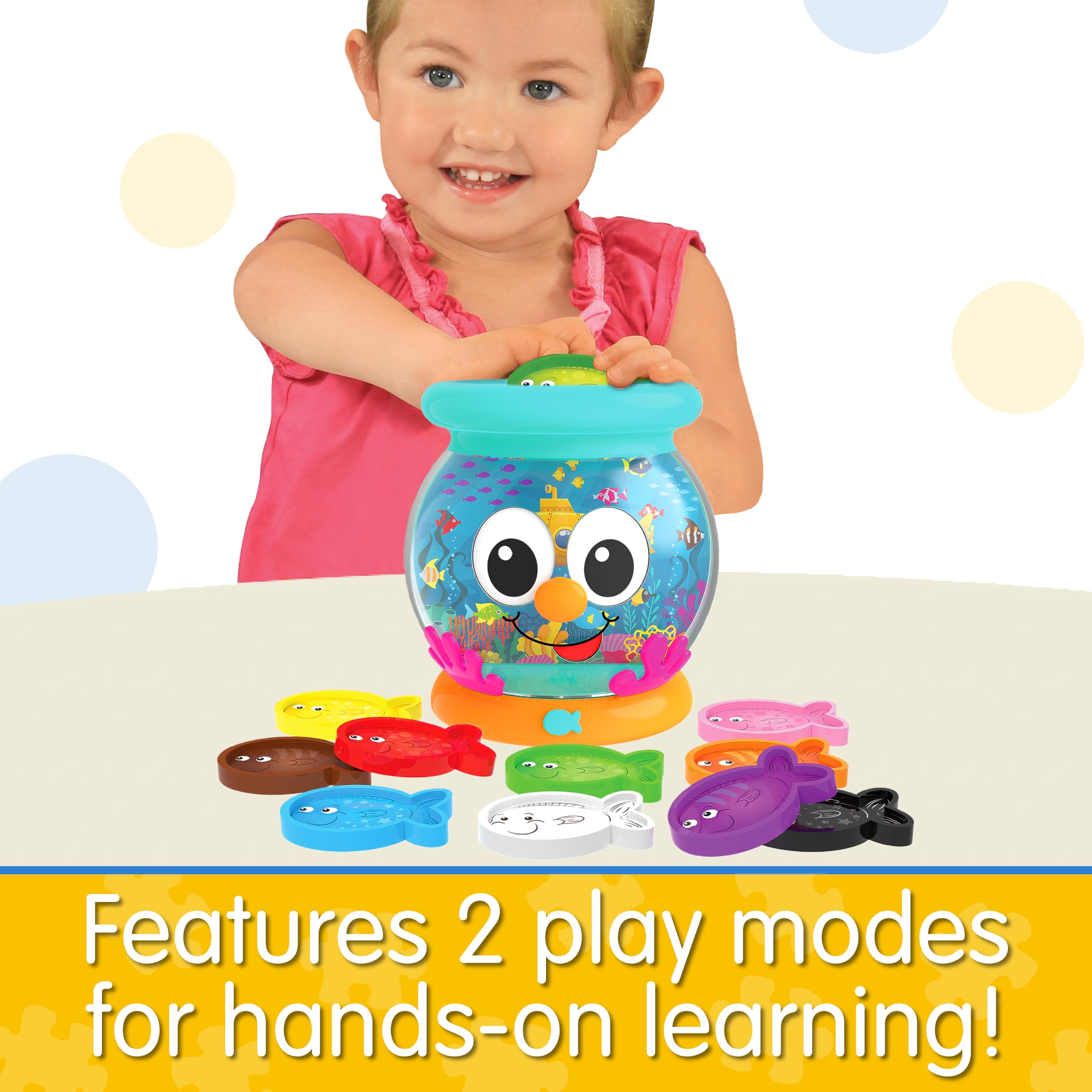 The Learning Journey: Learn With Me - Color Fun Fish Bowl - Color Teaching Toddler Toys & Gifts for Boys & Girls Ages 2 Years and Up - Preschool Learning Toy, Multicolor