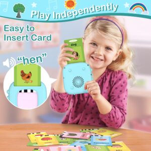 Talking Flash Cards for Toddlers 1-3, 224 Sight Words Toddler Flash Cards, Learning Toys for Toddlers, Sensory Educational Toys for Kids, Montessori Toys, Toddler Toys for Boys Age 1 2 3 4 5 Year Old