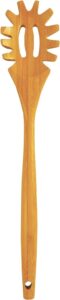 divine glance pcs 1 best wooden pasta spoon fork 12 inch long hand pasta serving utensils acacia wood spaghetti server spoon pasta forks spaghetti ladle pasta spatula