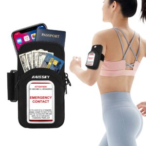 cell phone armband pouch running armband case for iphone 15 14 13 12 11 pro max xs xr x 8 7 plus samsung s22 s21 up to 6.9", running phone holder sports arm bands for walking gym exercise fitness