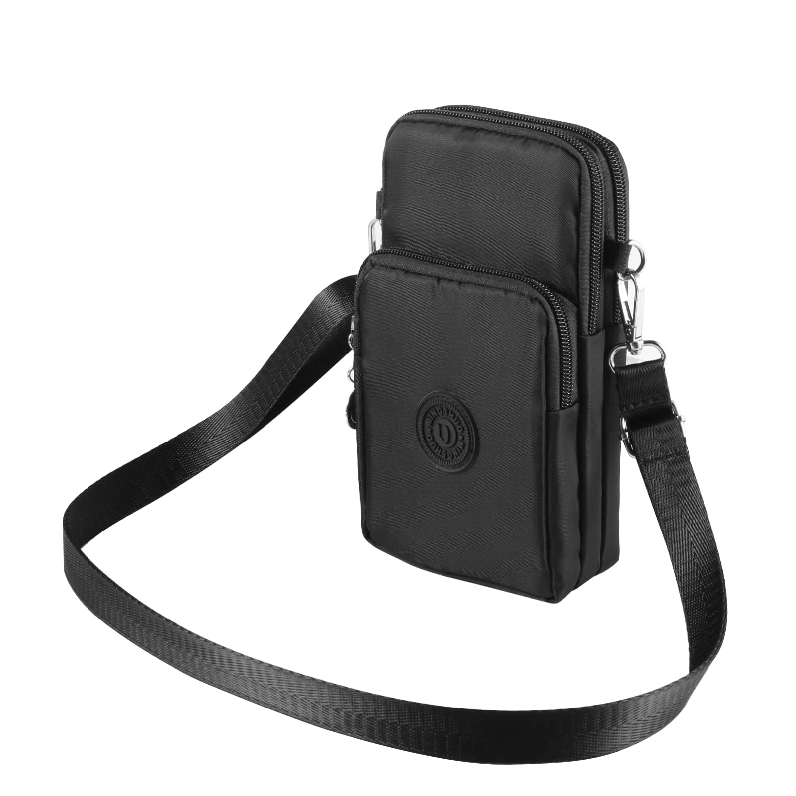 Cell Phone Purse Armband Small Crossbody Wallet Bag for iPhone 13 Pro Max 12 Mini 11 14 Pro Samsung Galaxy S23 Ultra S22 S21 S20 Plus Note 20 Ultra A03 A14 Google Pixel 6a 7 Pro BLU View 2 (L, Black)