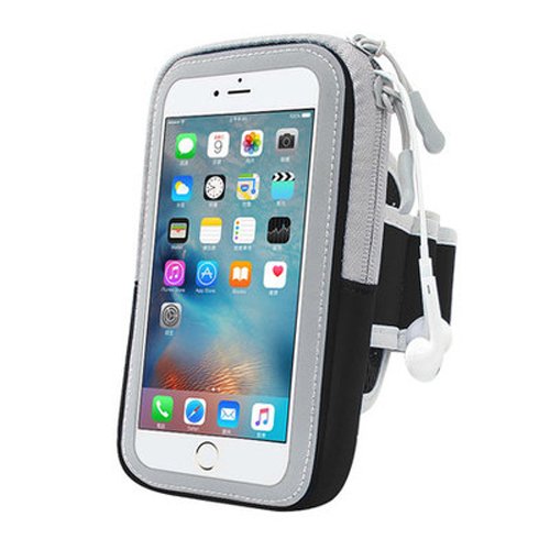 Sport Running Armband Cell Phone Holder for Samsung Galaxy S20 S21 FE S22 S23 Plus A54 Google Pixel 7a 6a Pixel 8 7 6 TCL 30 Z iPhone 14 13 12 Pro XR 11 15 Phone Arm Band Case Pouch Sleeve Bag (Black)