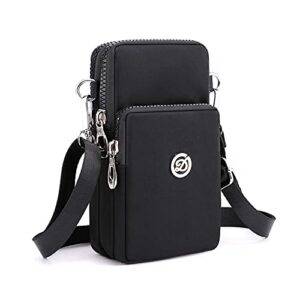 kimwing phone purse crossbody bag armband for galaxy a32 5g a42 5g a51 a52 a71 a72 a02s a12 / s21 ultra/pixel 6 pro/oneplus nord n200 / redmi note 10 pro/moto g power 2021 / one 5g ace (black)