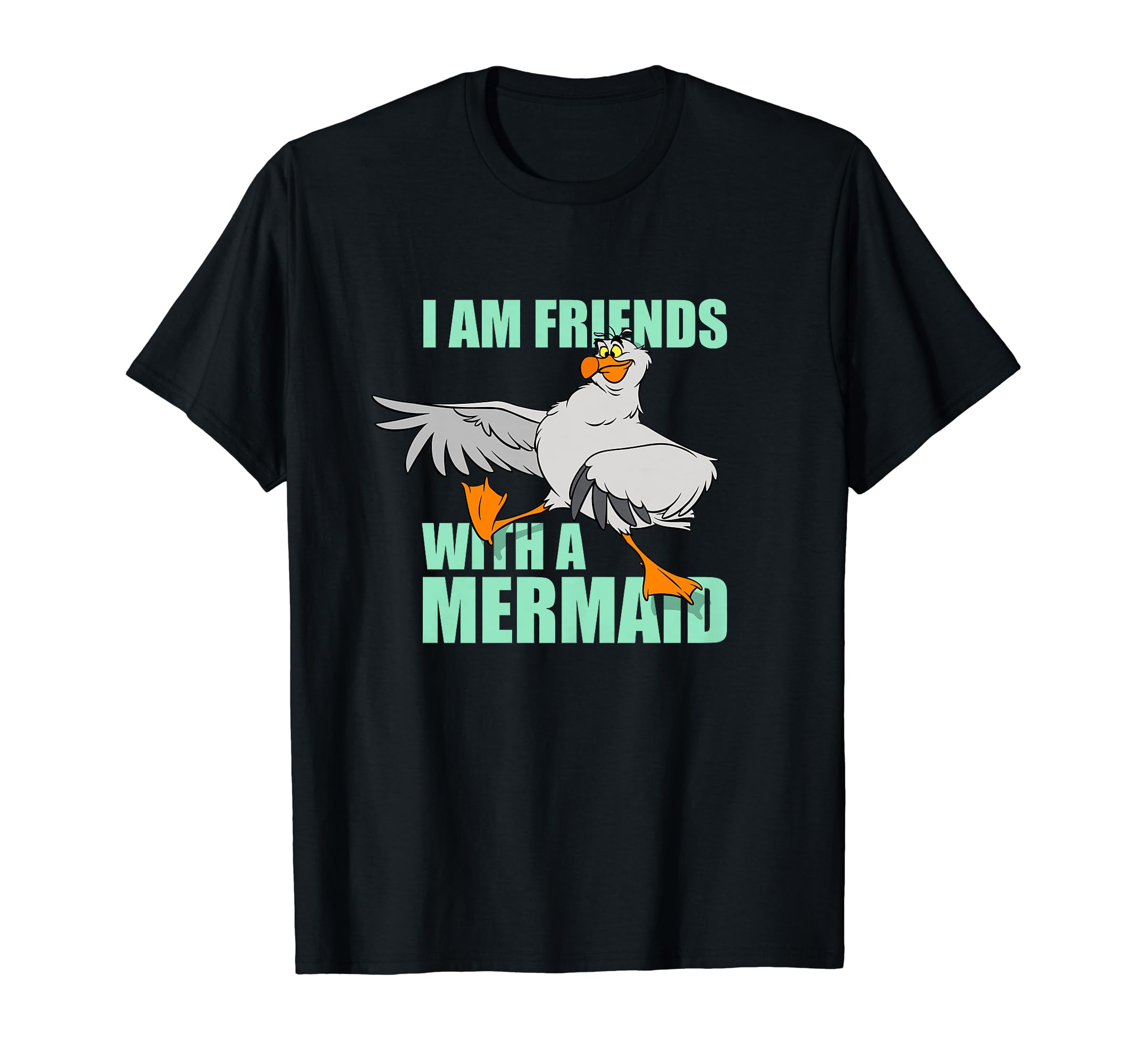 Disney The Little Mermaid Scuttle Friends with a Mermaid T-Shirt