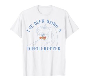 disney the little mermaid scuttle using a dinglehopper t-shirt