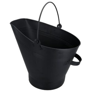 Fireplace Waterloo Style Scuttle Wide Mouth Bucket + 5" Wide Coal Hand Shovel