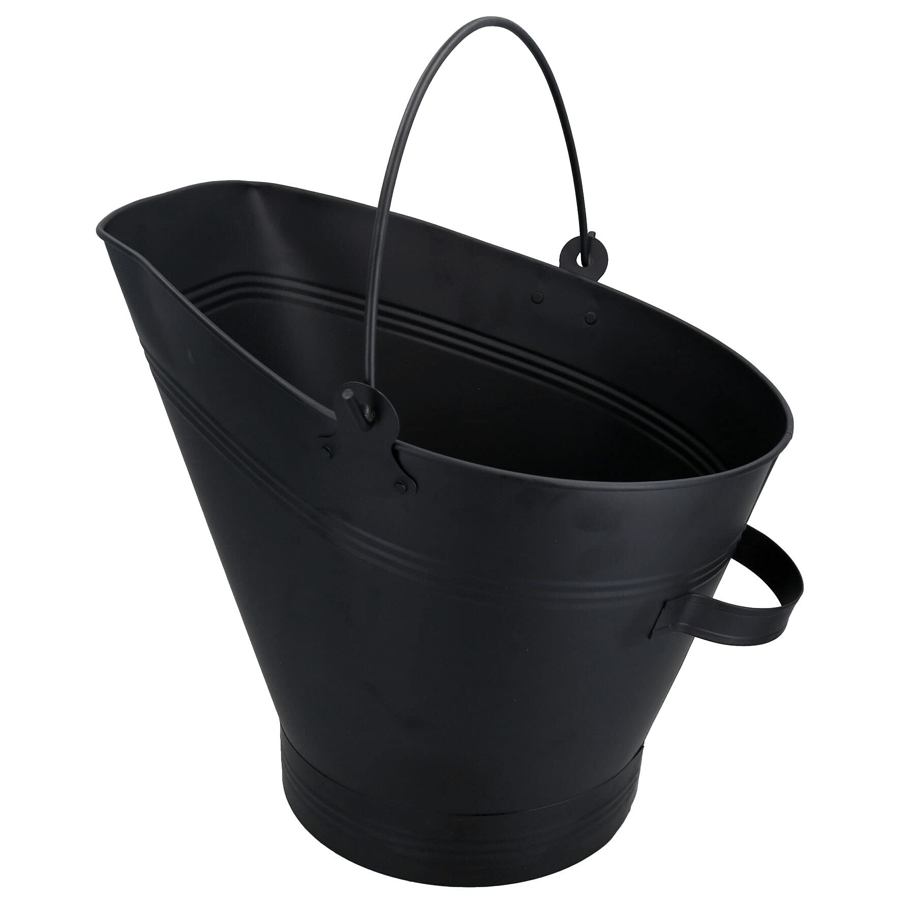 Fireplace Waterloo Style Scuttle Wide Mouth Bucket + 5" Wide Coal Hand Shovel