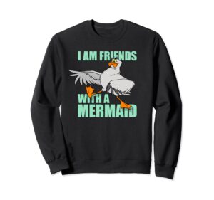 disney the little mermaid scuttle friends with a mermaid sweatshirt