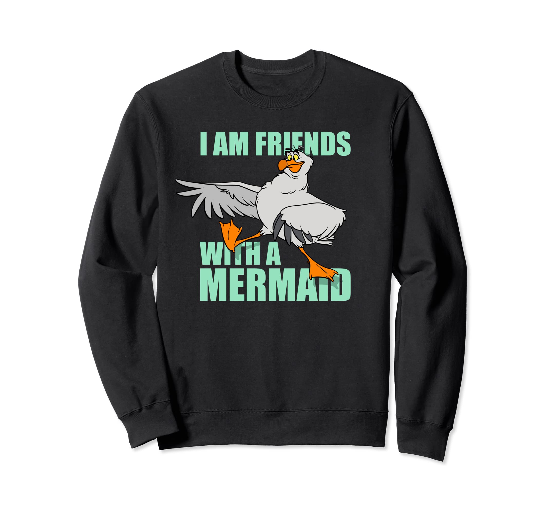 Disney The Little Mermaid Scuttle Friends with a Mermaid Sweatshirt