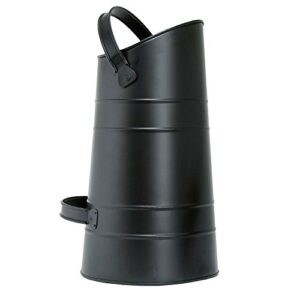 achla designs c-67 scuttle with top handle , black