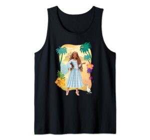 disney the little mermaid ariel & scuttle dry land tank top