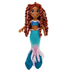 disney store ariel plush doll, the little mermaid live action, adorable soft toy plushies and gifts, perfect present for kids, medium 16 inches, all ages 0+