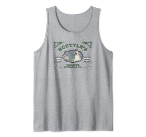 disney the little mermaid scuttle's treasure appraisal co. tank top