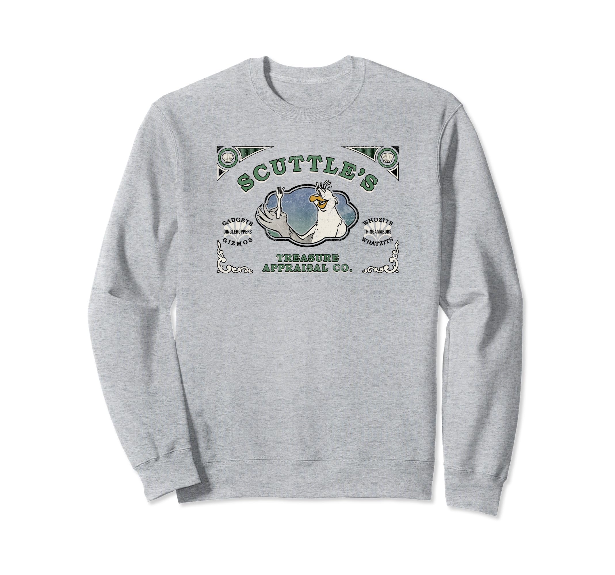 Disney The Little Mermaid Scuttle's Treasure Appraisal Co. Sweatshirt