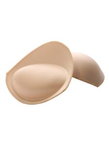 relleciga women's push up bra inserts breast enhancer cups removable sport bra cups inserts nude