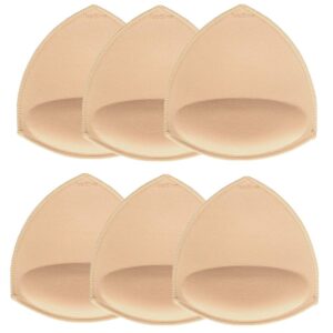 topbine removable bra pads inserts women's comfy sports cups bra insert for bikini top swimsuit (a/b)